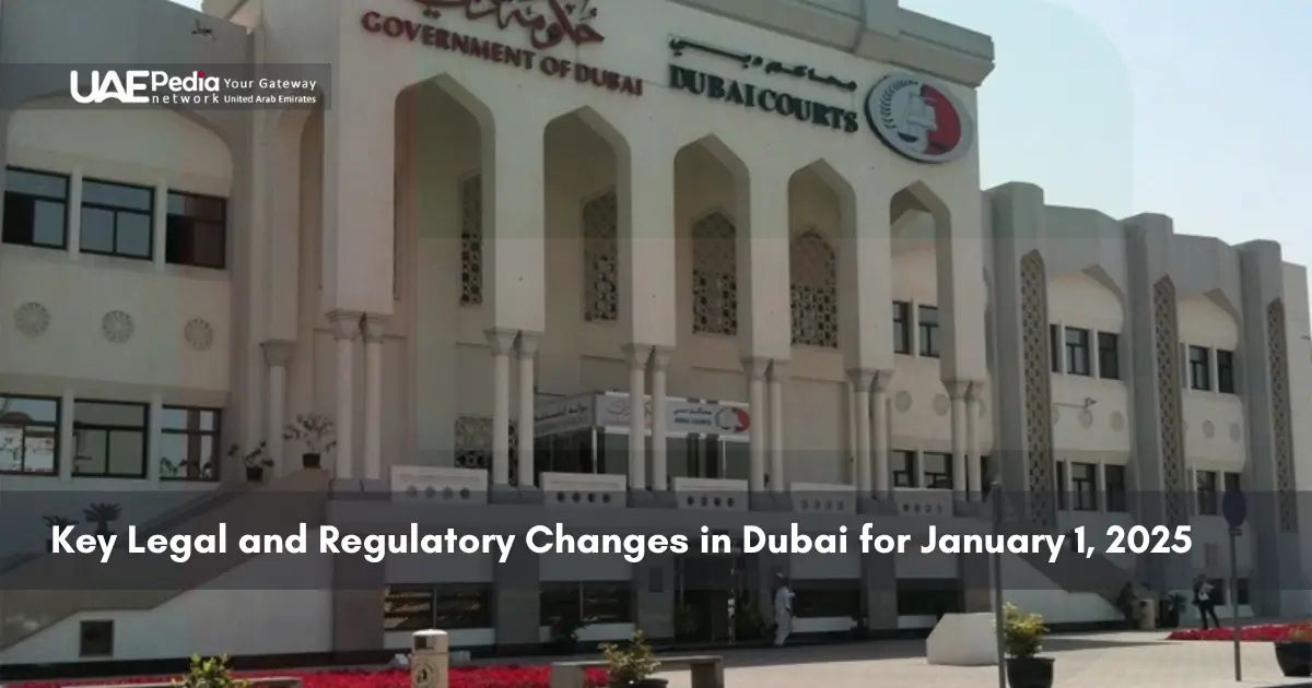 Key Legal and Regulatory Changes in Dubai for January 1, 2025 - UAEpedia