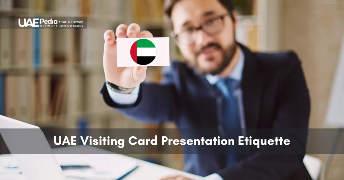 UAE Visiting Card Presentation Etiquette